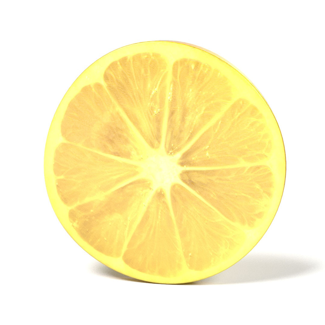 3d Lemon Slice