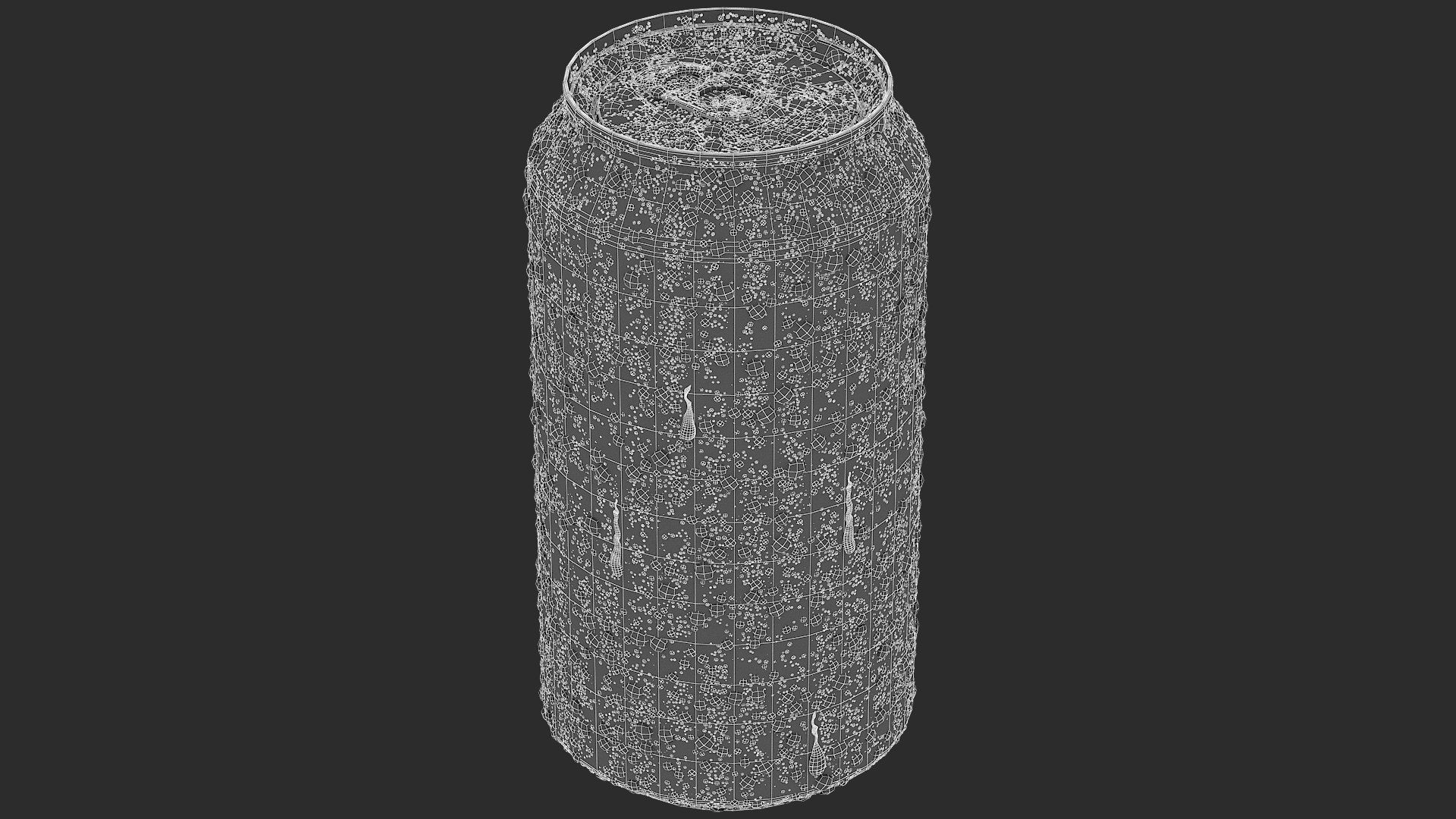 3D Model Standard Beer Can With Droplets 375ml - TurboSquid 2406074