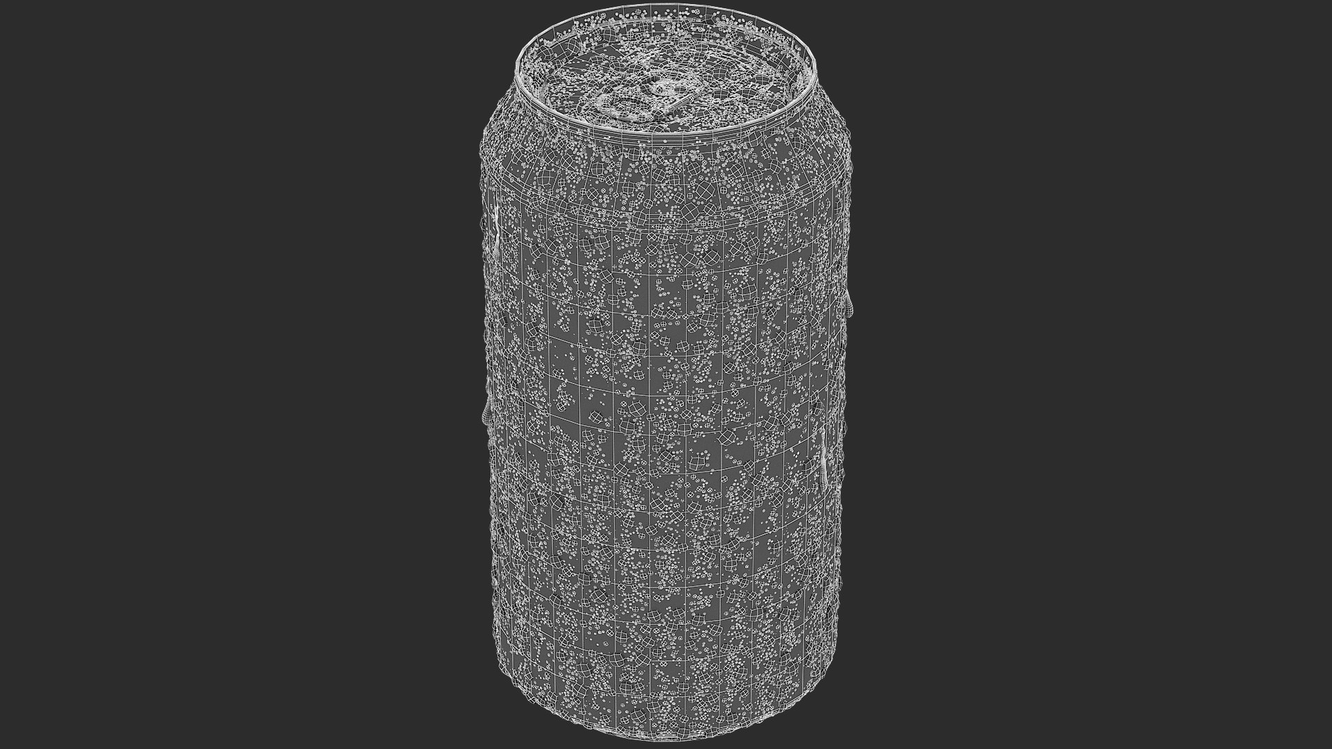 3D Model Standard Beer Can With Droplets 375ml - TurboSquid 2406074