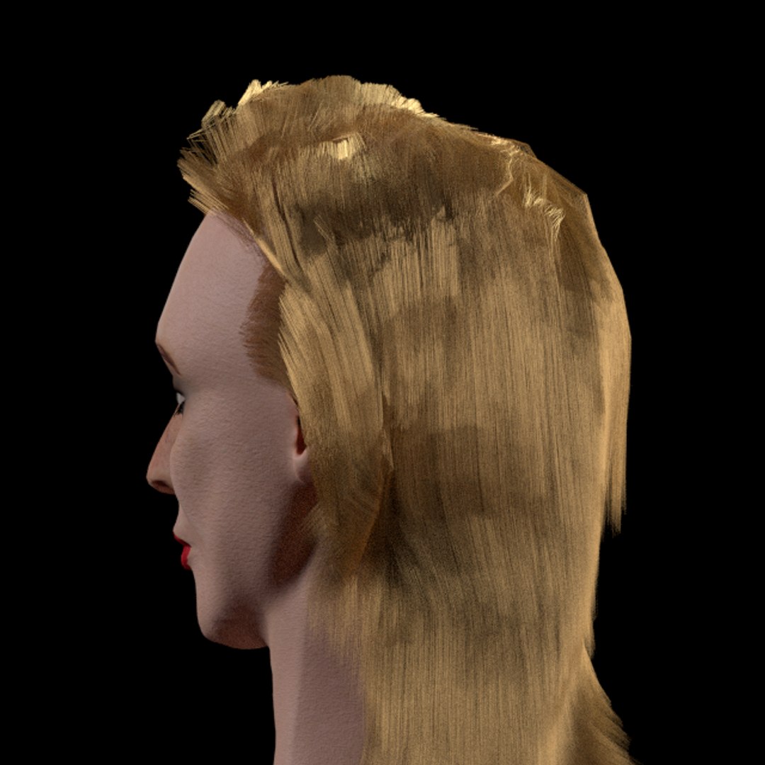 Female Head Elsa 3D Model - TurboSquid 1231029
