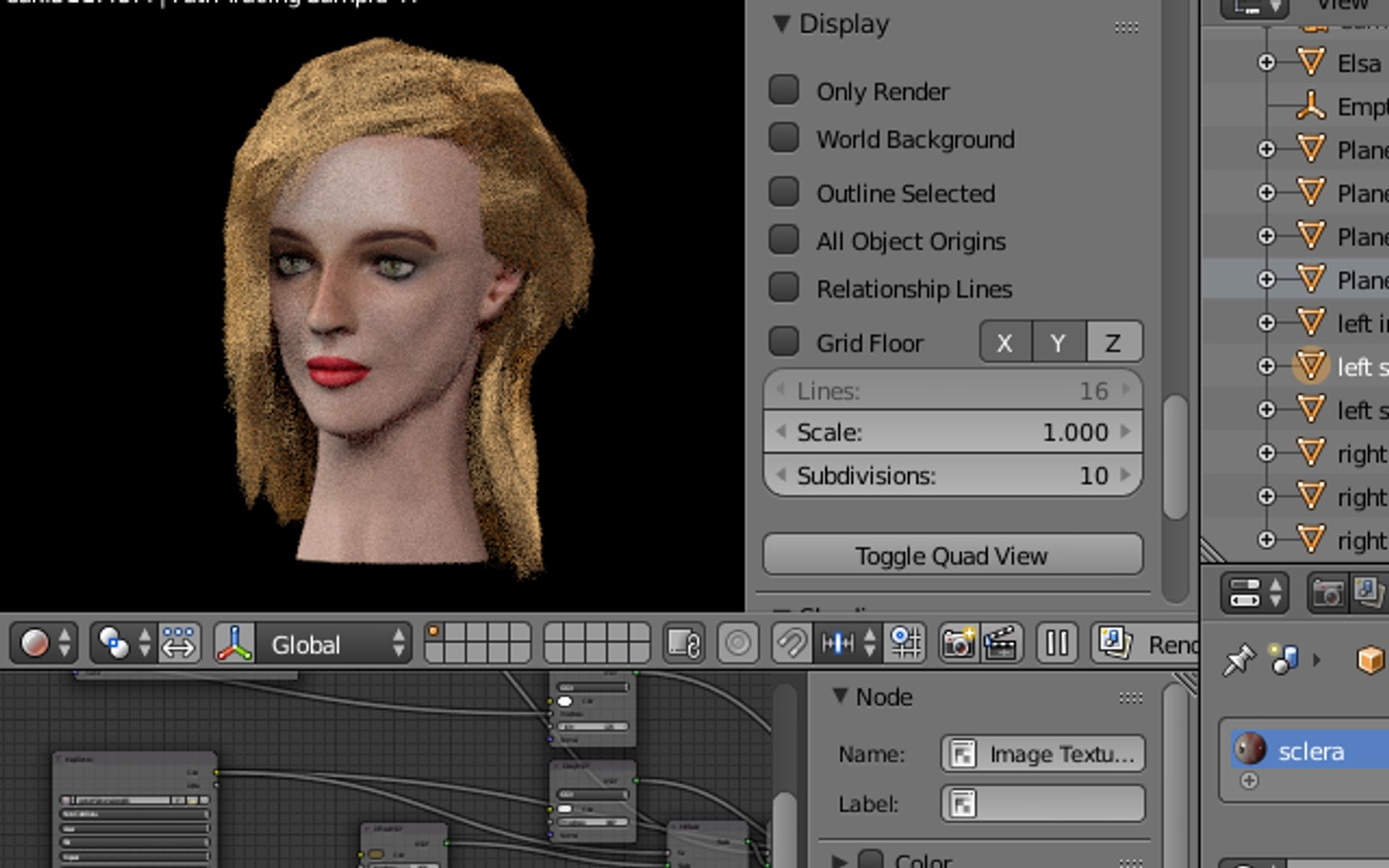 Female Head Elsa 3D Model - TurboSquid 1231029