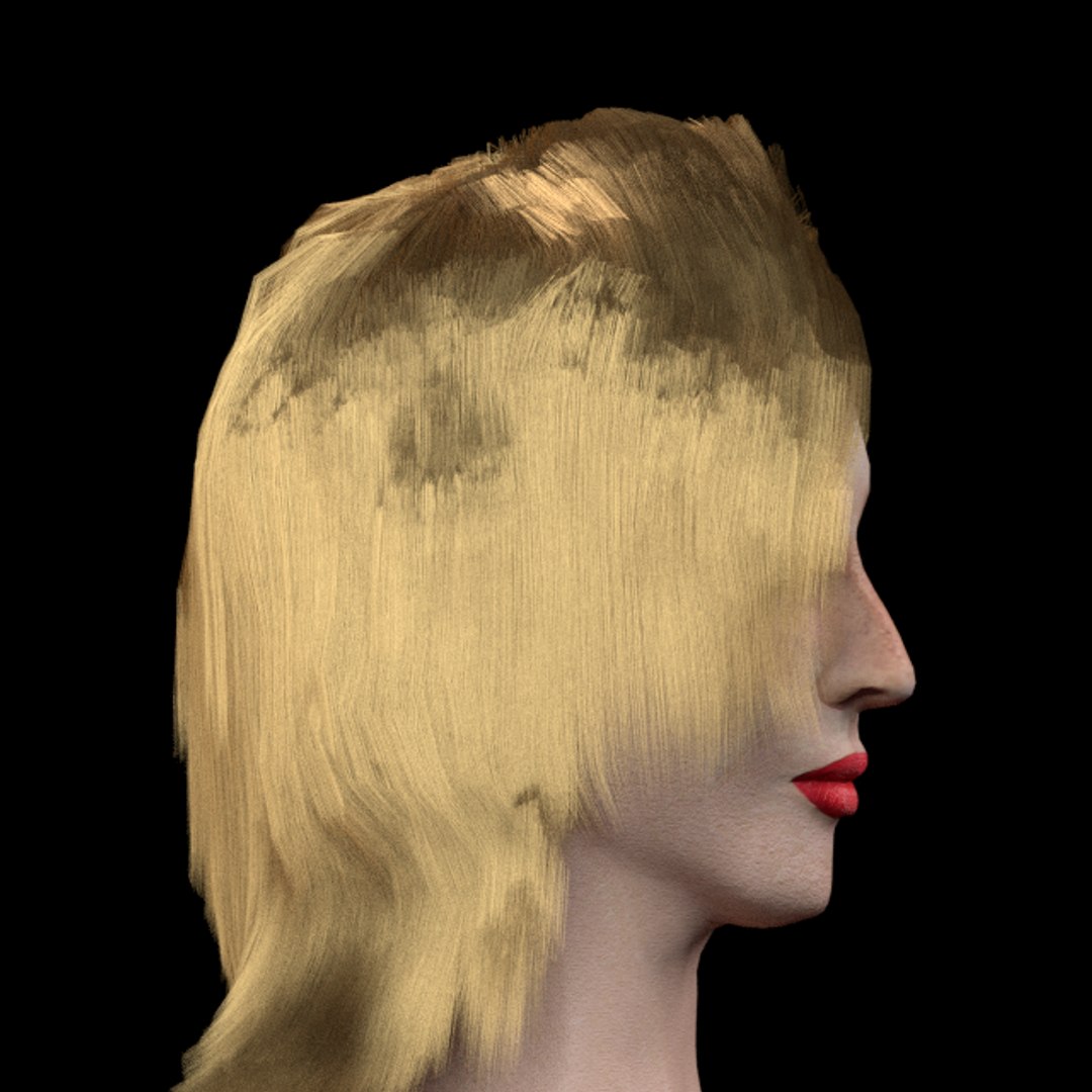 Female Head Elsa 3D Model - TurboSquid 1231029