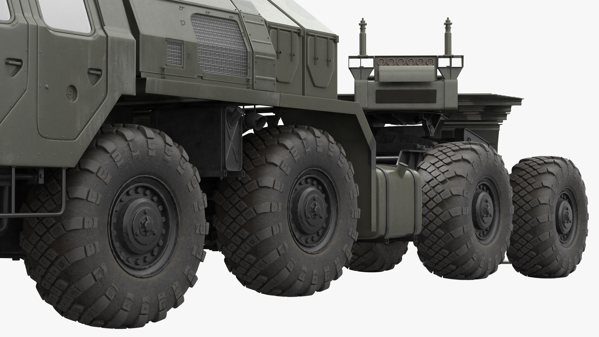 Maz 74106 trailer camouflage 3D model - TurboSquid 1654510