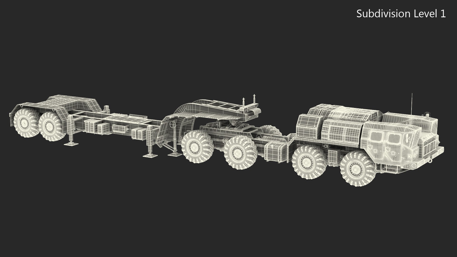 Maz 74106 trailer camouflage 3D model - TurboSquid 1654510