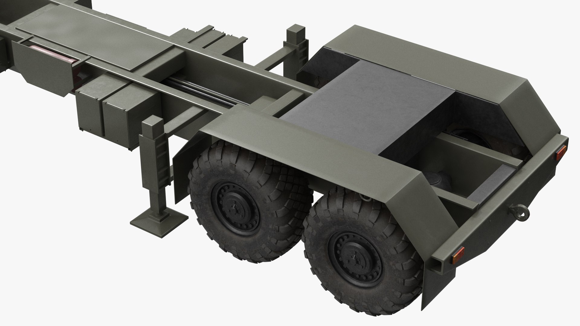 Maz 74106 trailer camouflage 3D model - TurboSquid 1654510