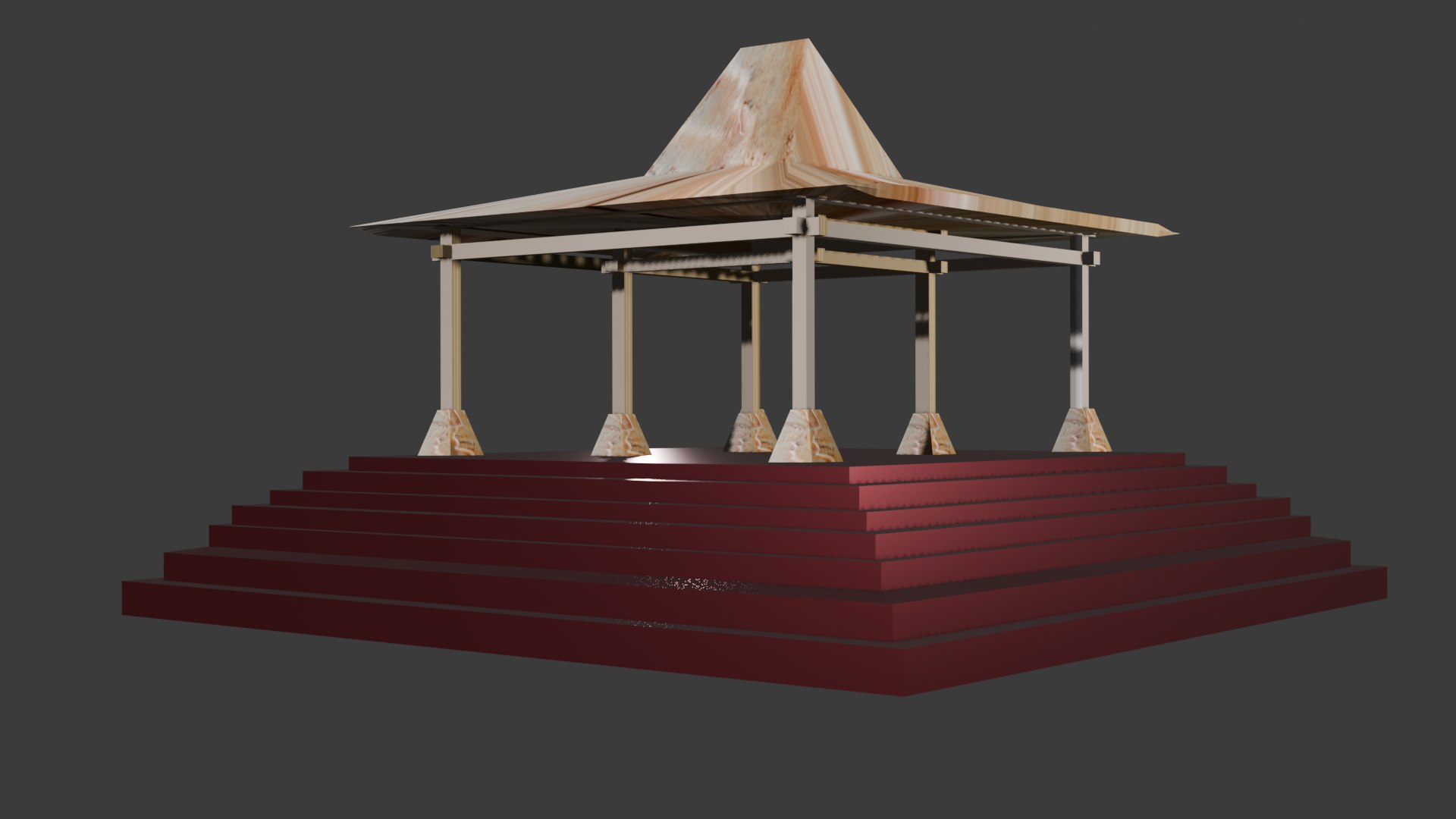 3D Model Indonesian Javanese Traditional House - TurboSquid 2255512