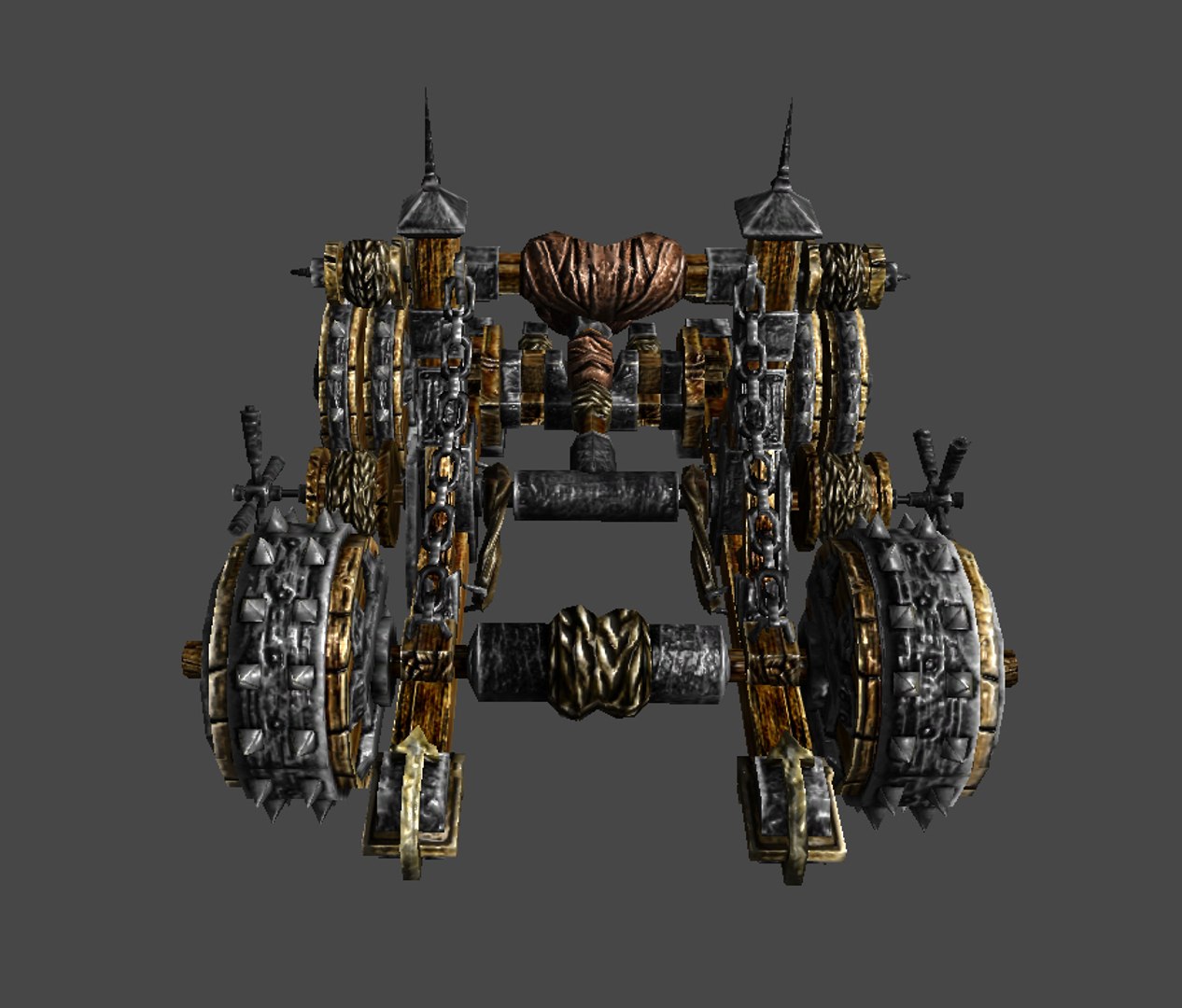Medievil Catapult 3d Model