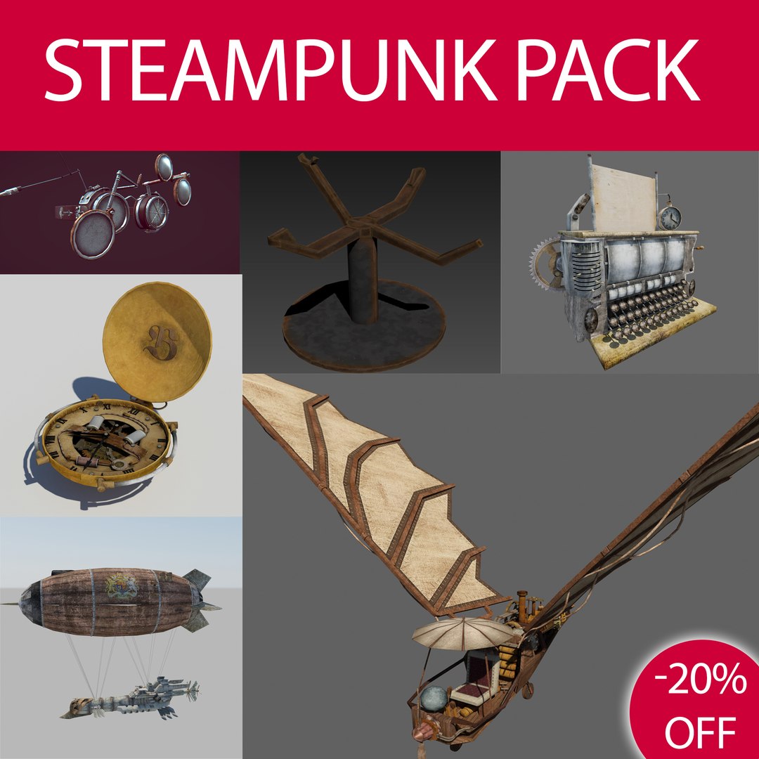 Steampunk Pack 3d Max