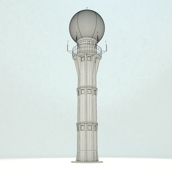 3D weather radar tower - TurboSquid 1648504