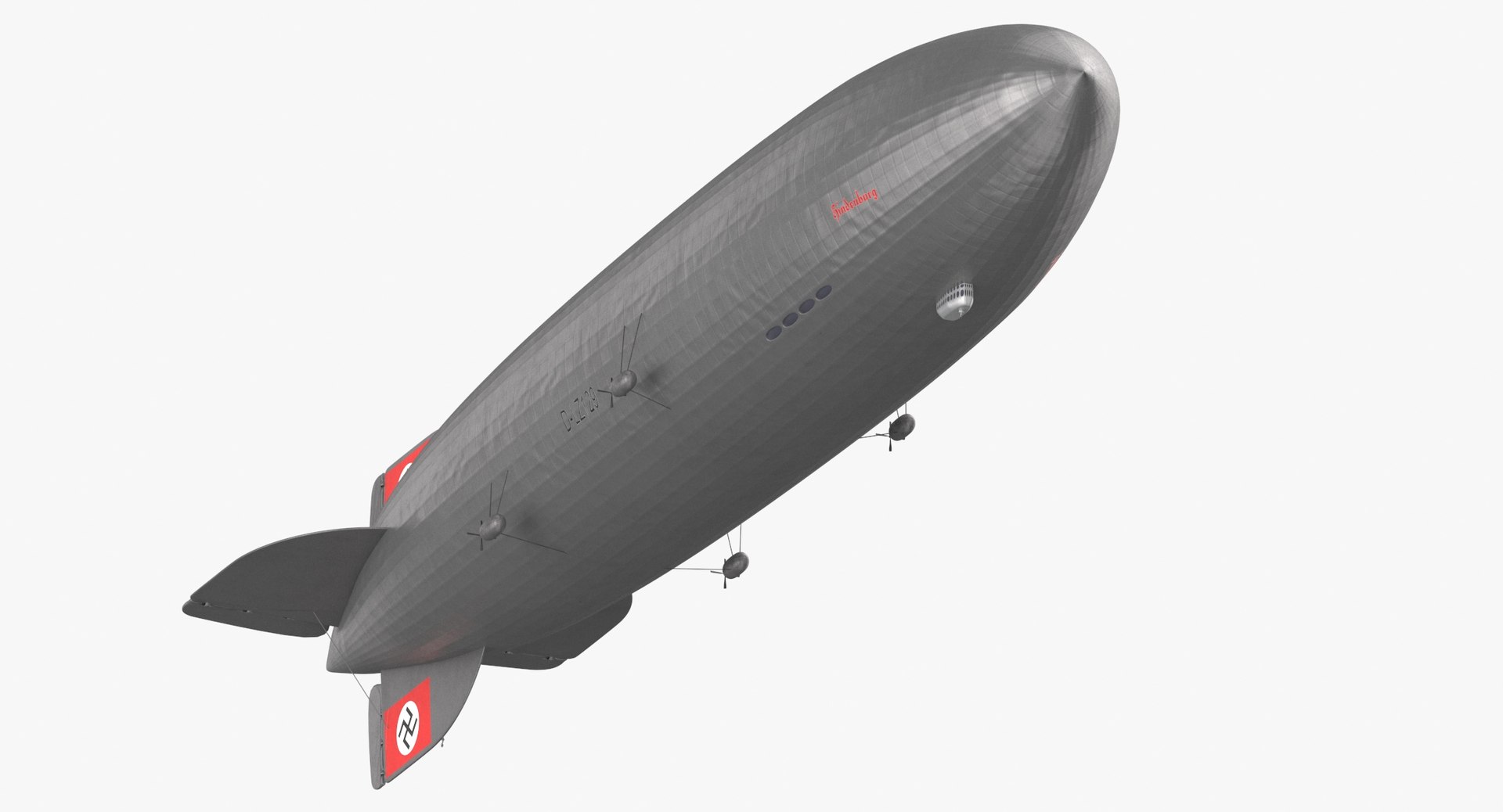 Hindenburg Blimp 3D Model - TurboSquid 1624087