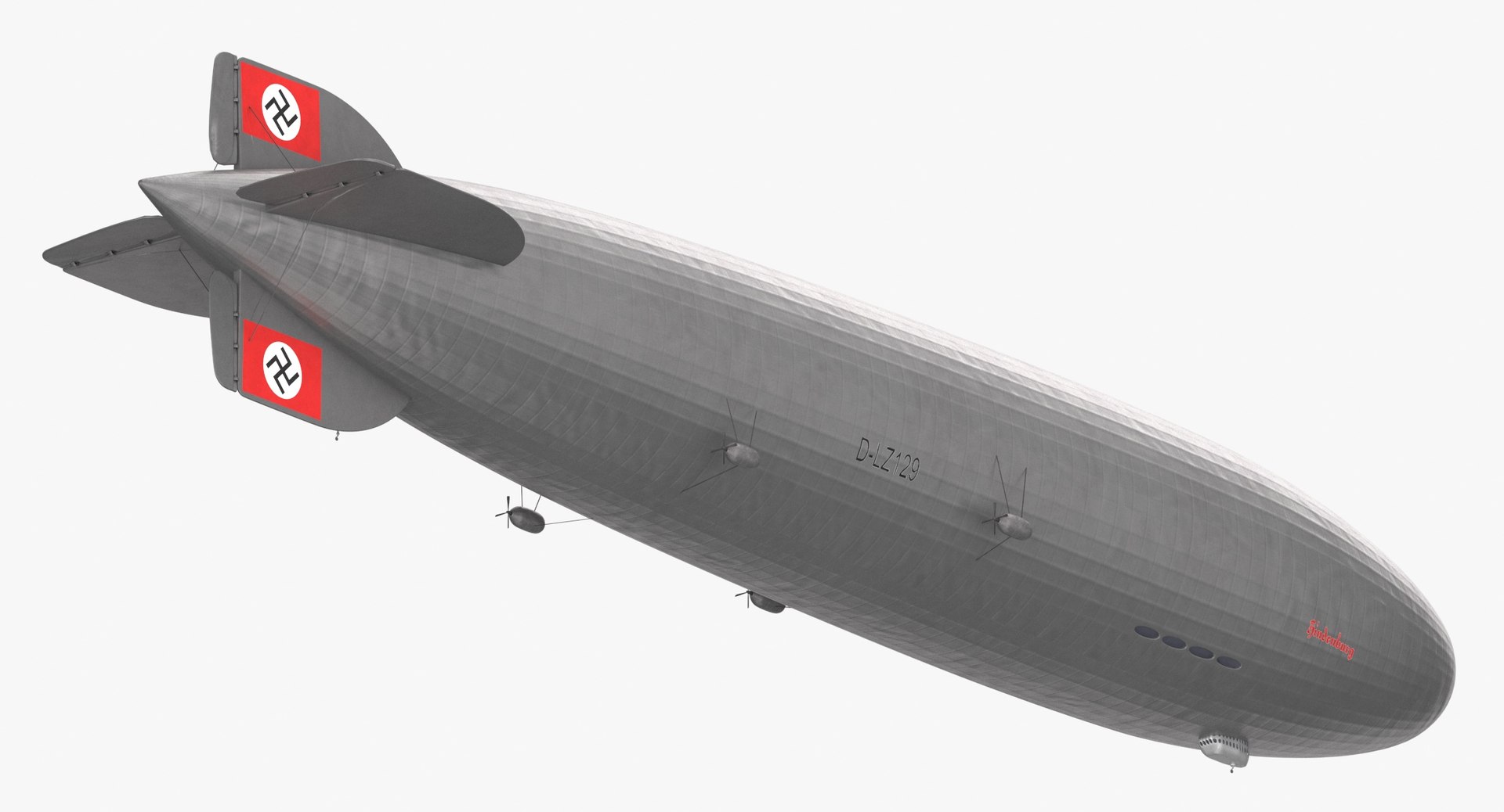 Hindenburg Blimp 3D Model - TurboSquid 1624087