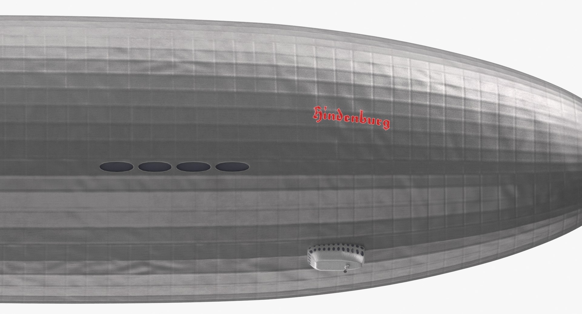 Hindenburg Blimp 3D Model - TurboSquid 1624087