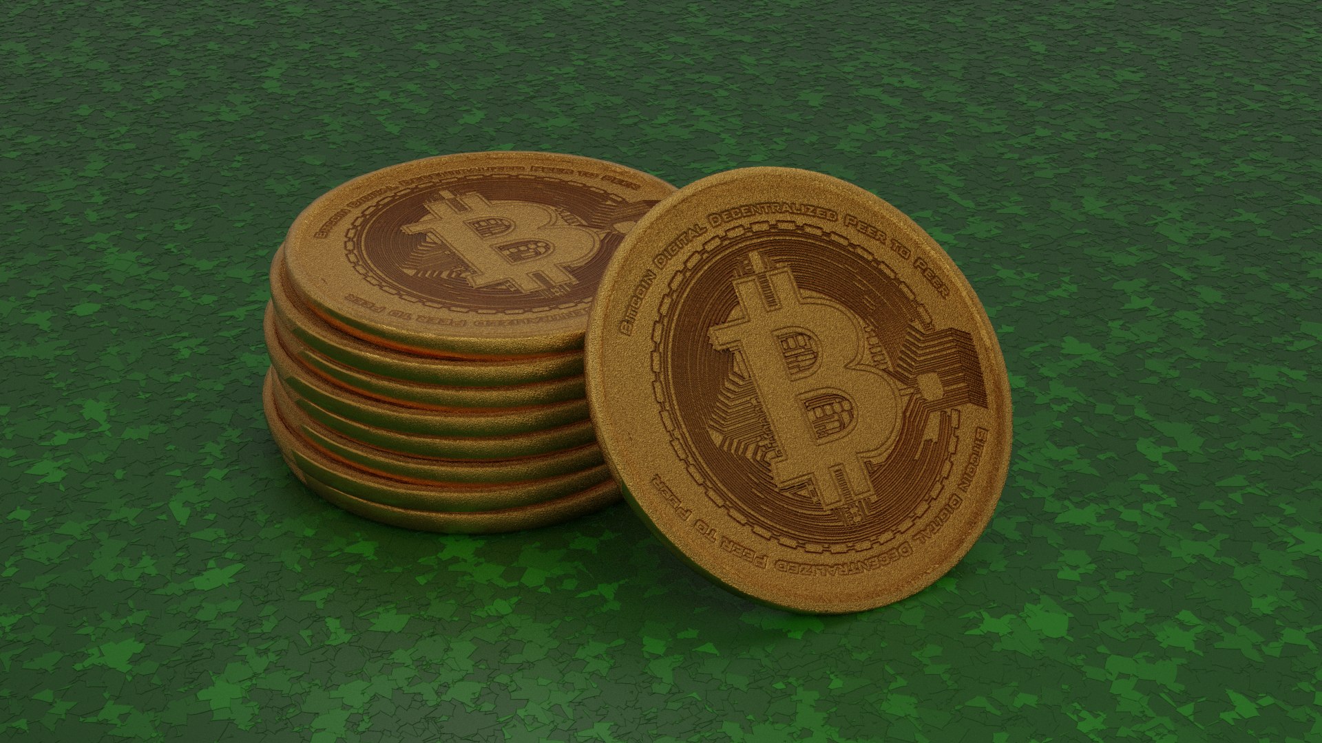 3D Bitcoin - TurboSquid 1777072