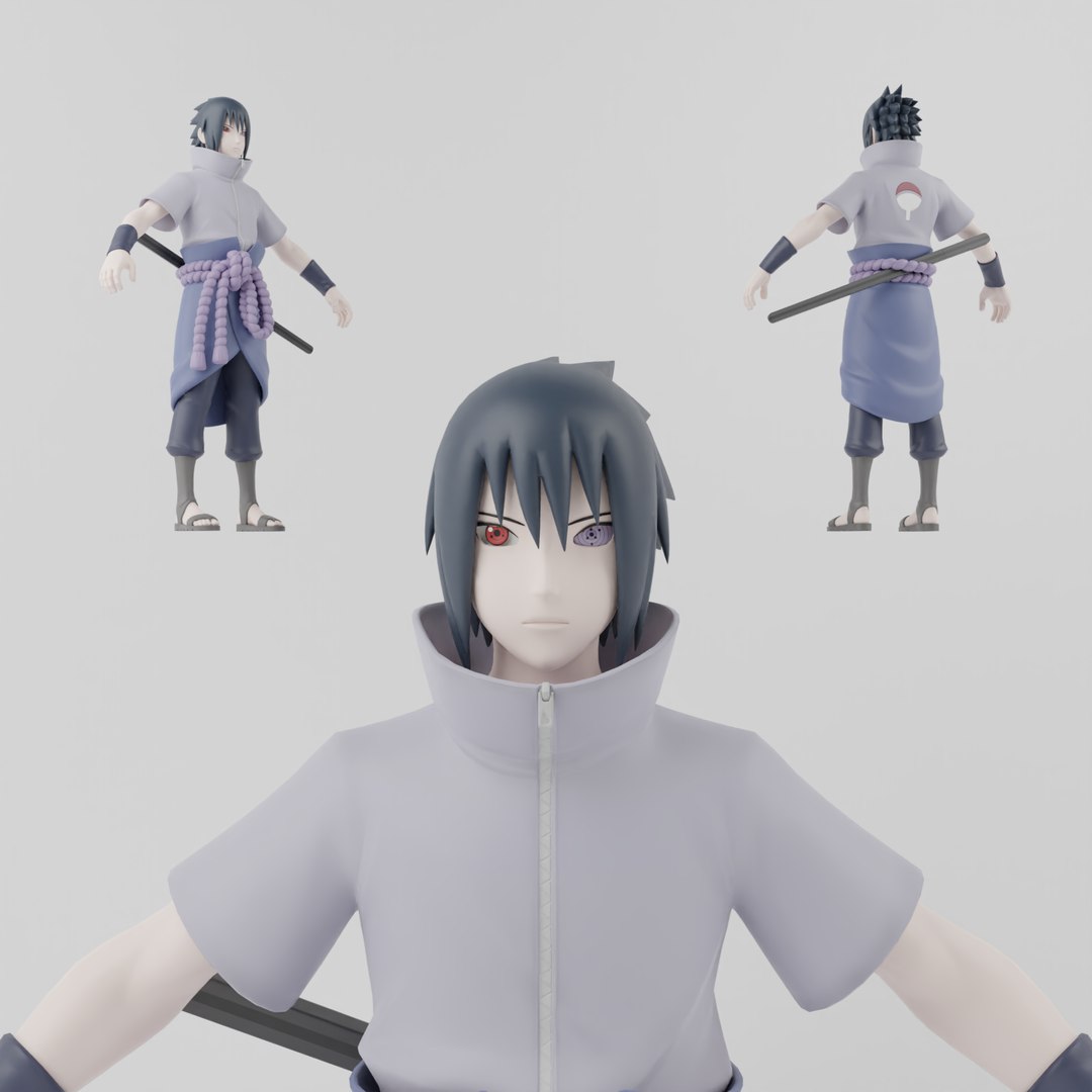 Sasuke Uchiha Lowpoly Rigged 3D 모델 - TurboSquid 2034518