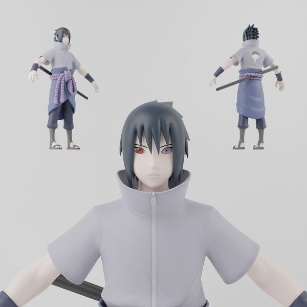Sasuke Uchiha Lowpoly Rigged3D模型 - TurboSquid 2034518
