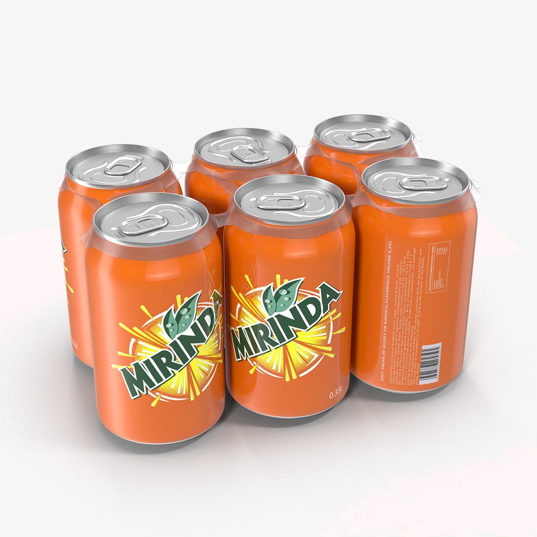 3d Pack Cans Mirinda