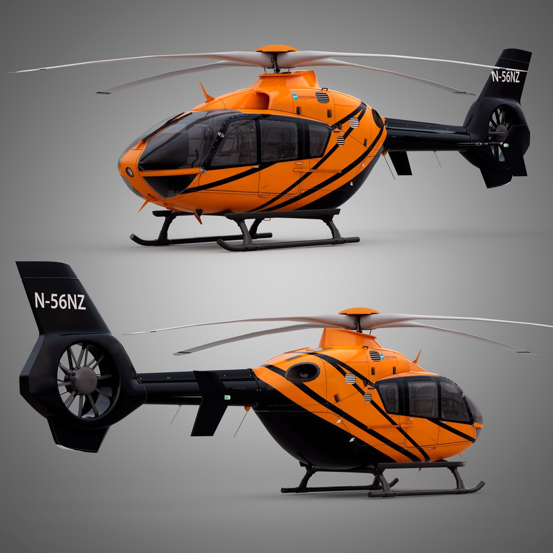 3d model eurocopter ec 135