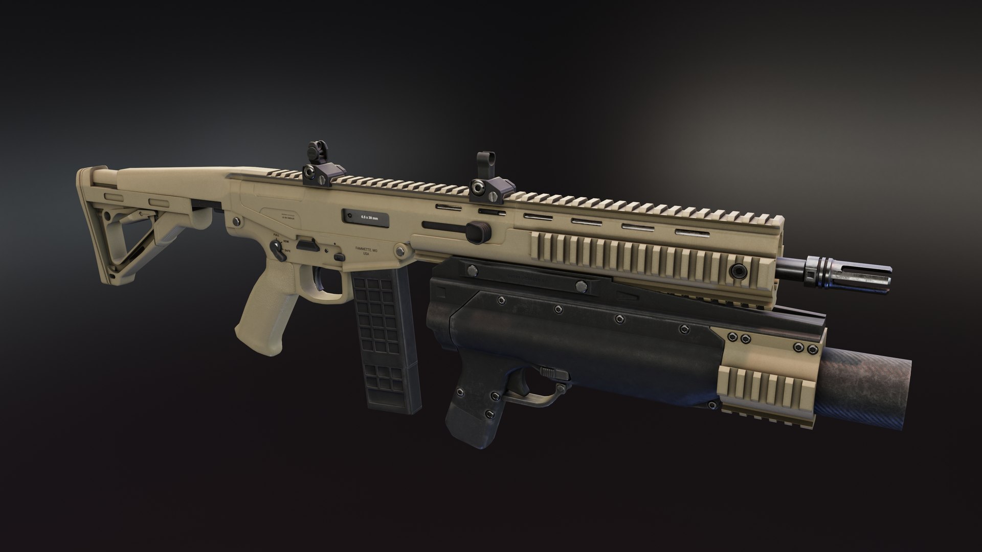 MX Rifles Series 3D Model - TurboSquid 2013537