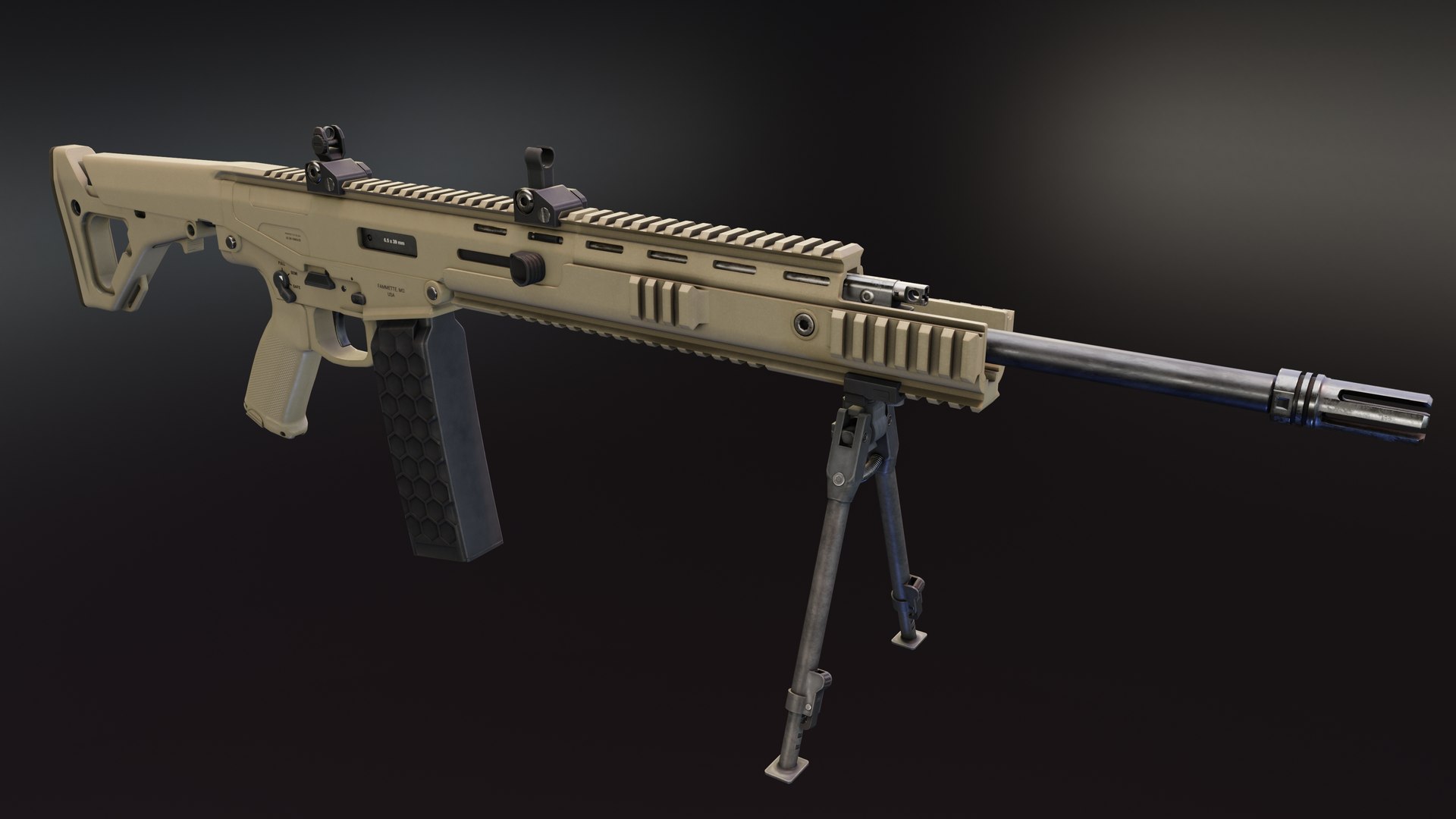 MX Rifles Series 3D Model - TurboSquid 2013537