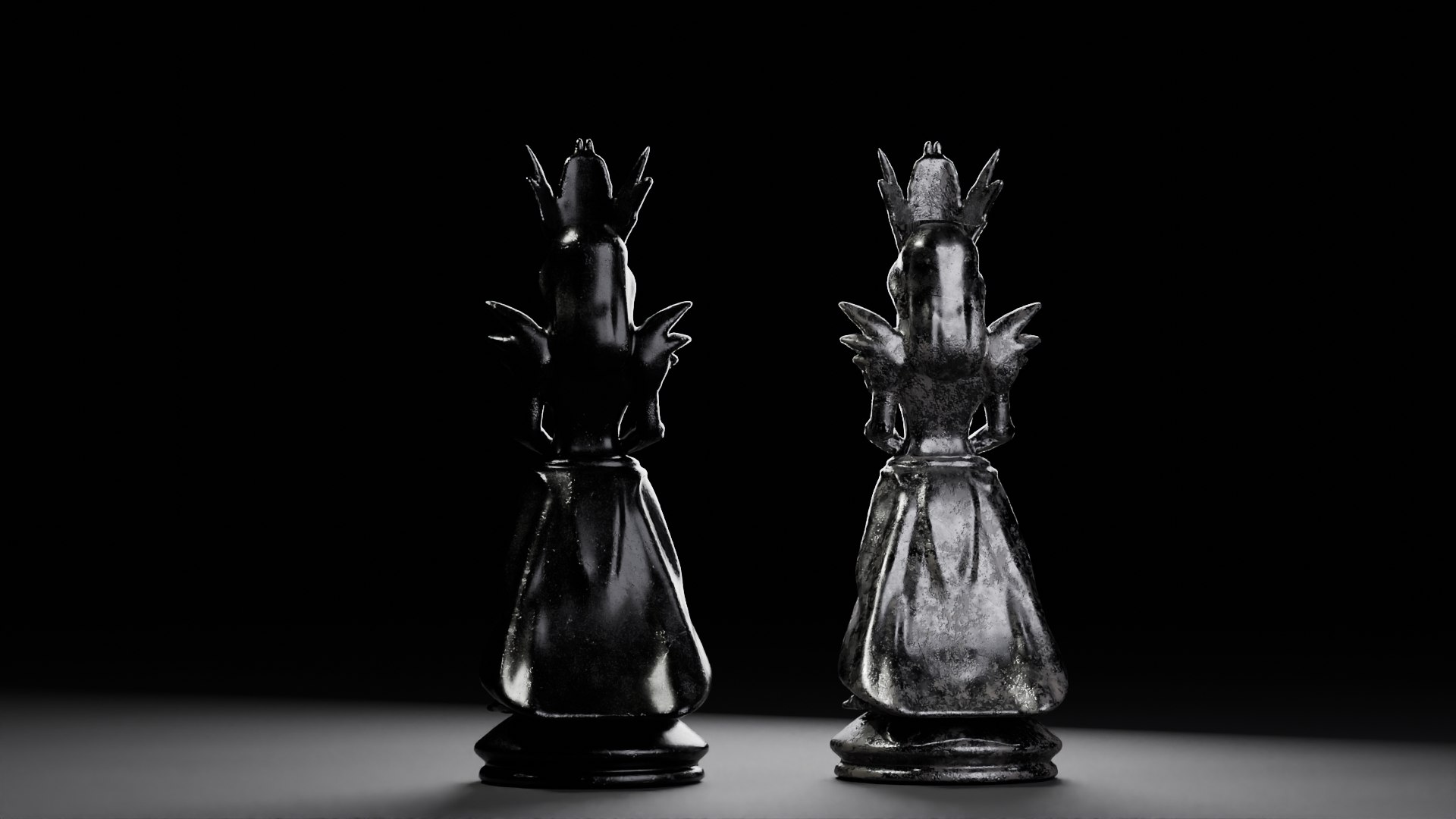 3D Model Queen - Realistic Metallic Bishop Chess Piece - TurboSquid 2301470