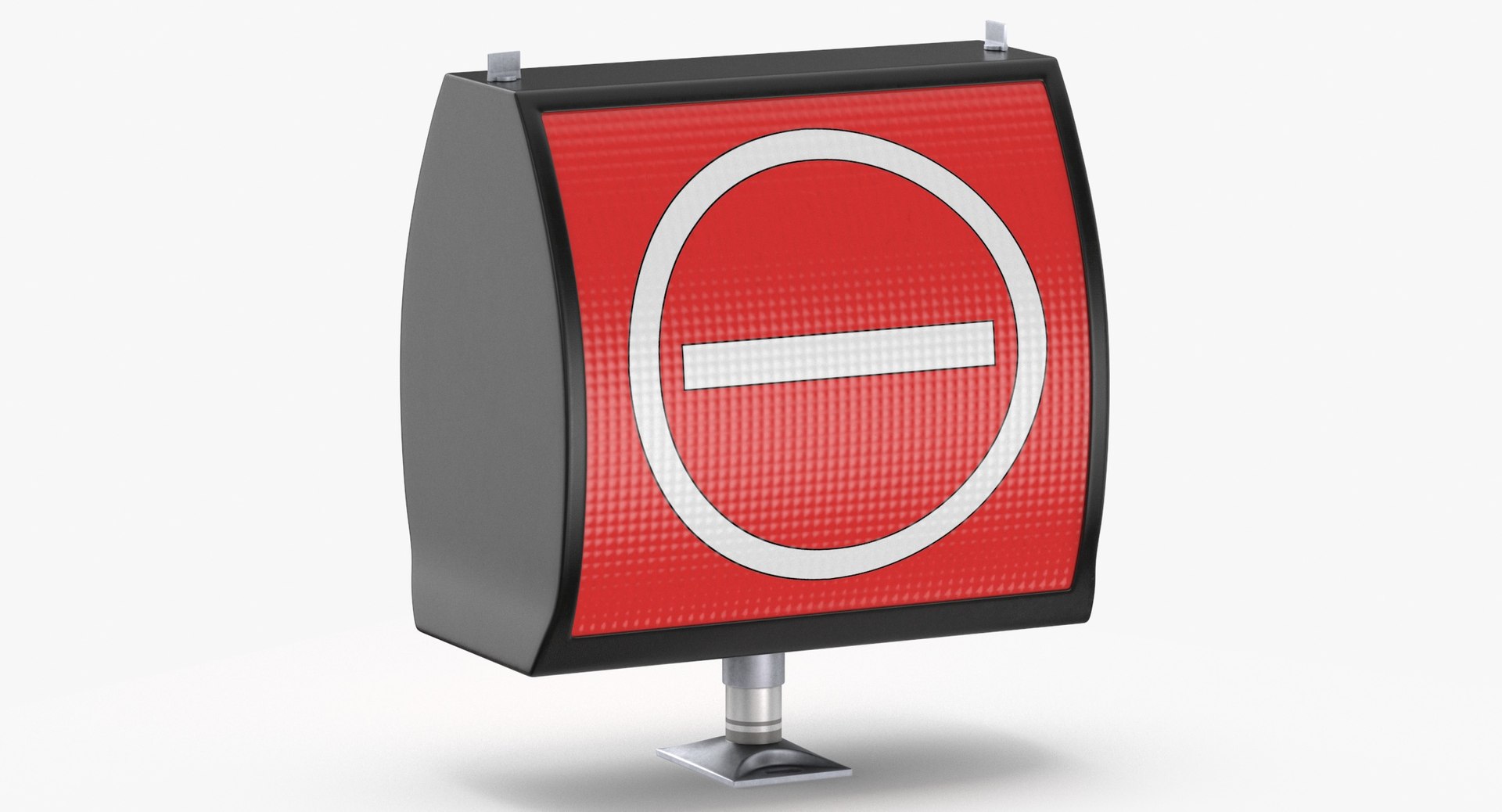 3D No Entry Sign Type 01 And Type 02 Clean And Dirty - TurboSquid 2175868