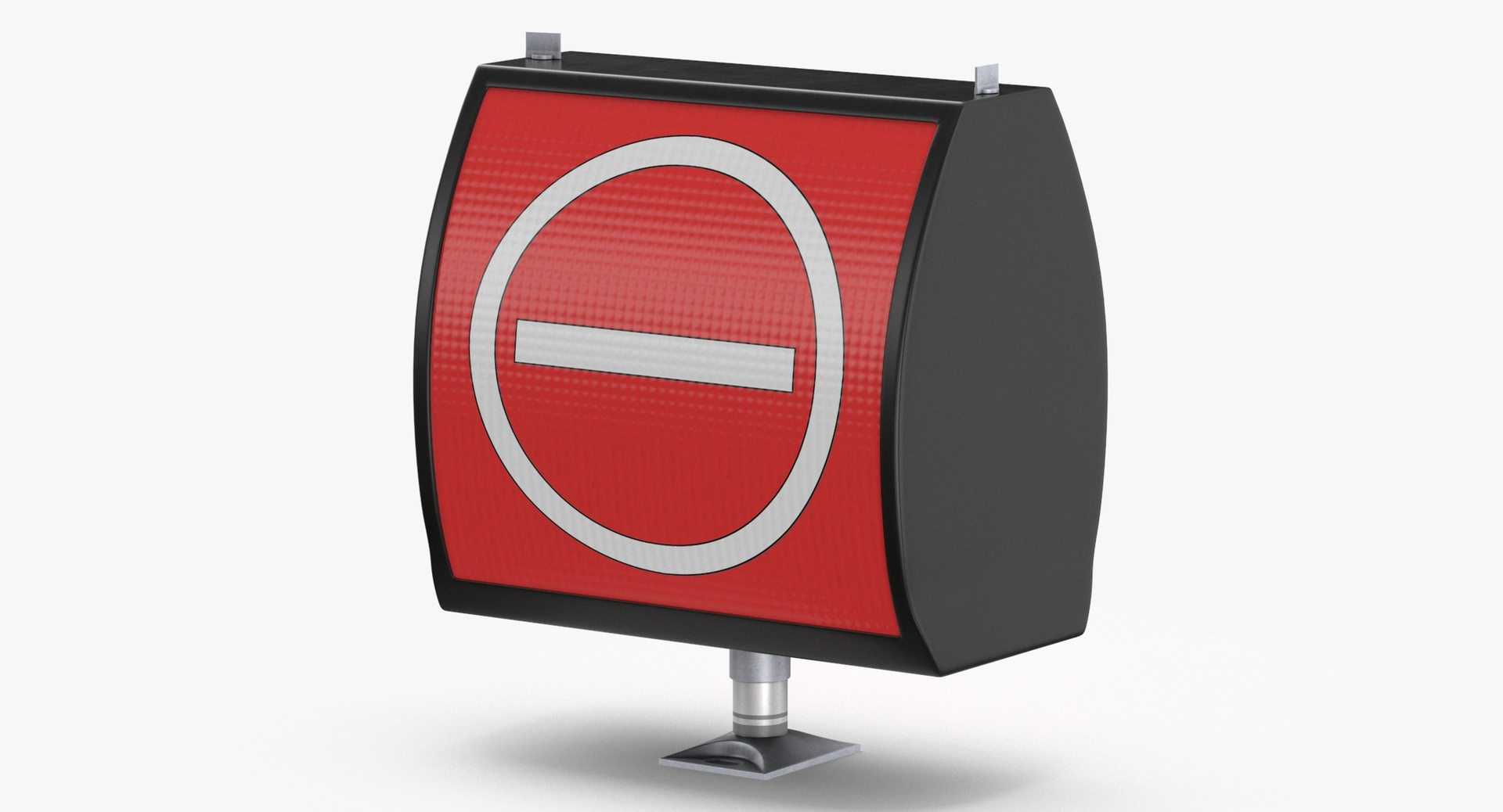 3D No Entry Sign Type 01 And Type 02 Clean And Dirty - TurboSquid 2175868