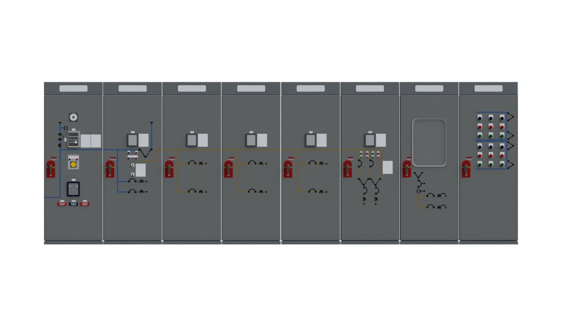 3D Switchboard 10 Low-poly 3D model model - TurboSquid 1934036