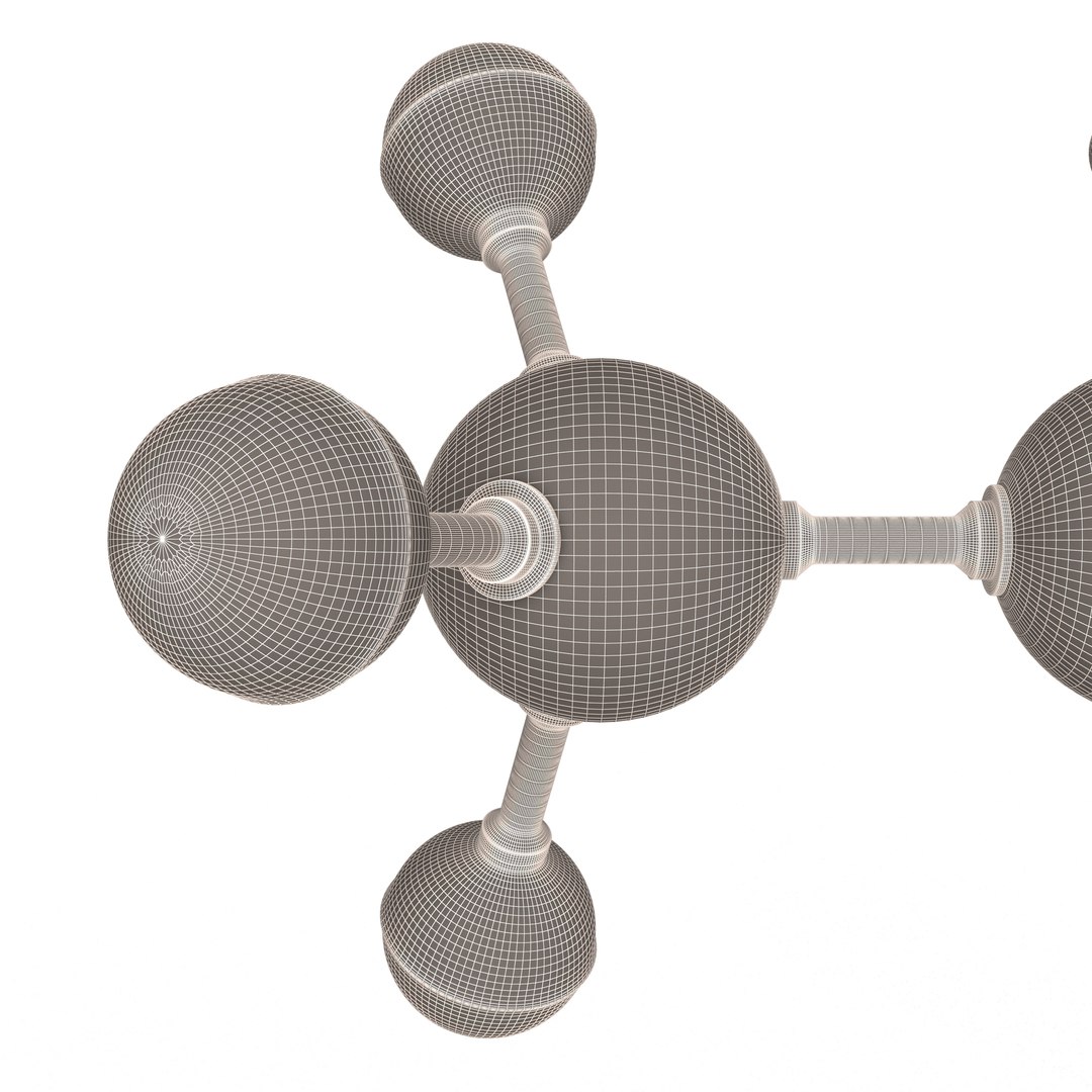Propane Molecule Model - TurboSquid 1860215