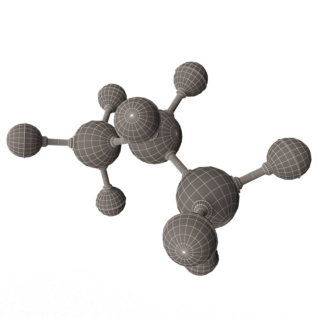 Propane Molecule Model - TurboSquid 1860215