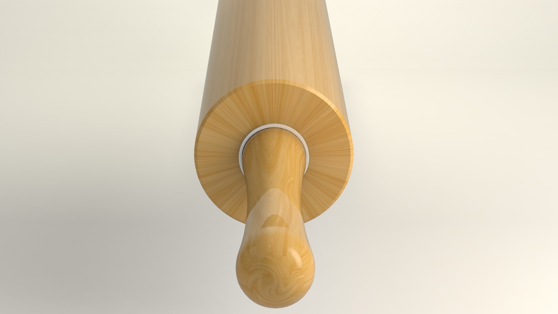 3D Model Wooden Cooking Rolling Pin - TurboSquid 1714964