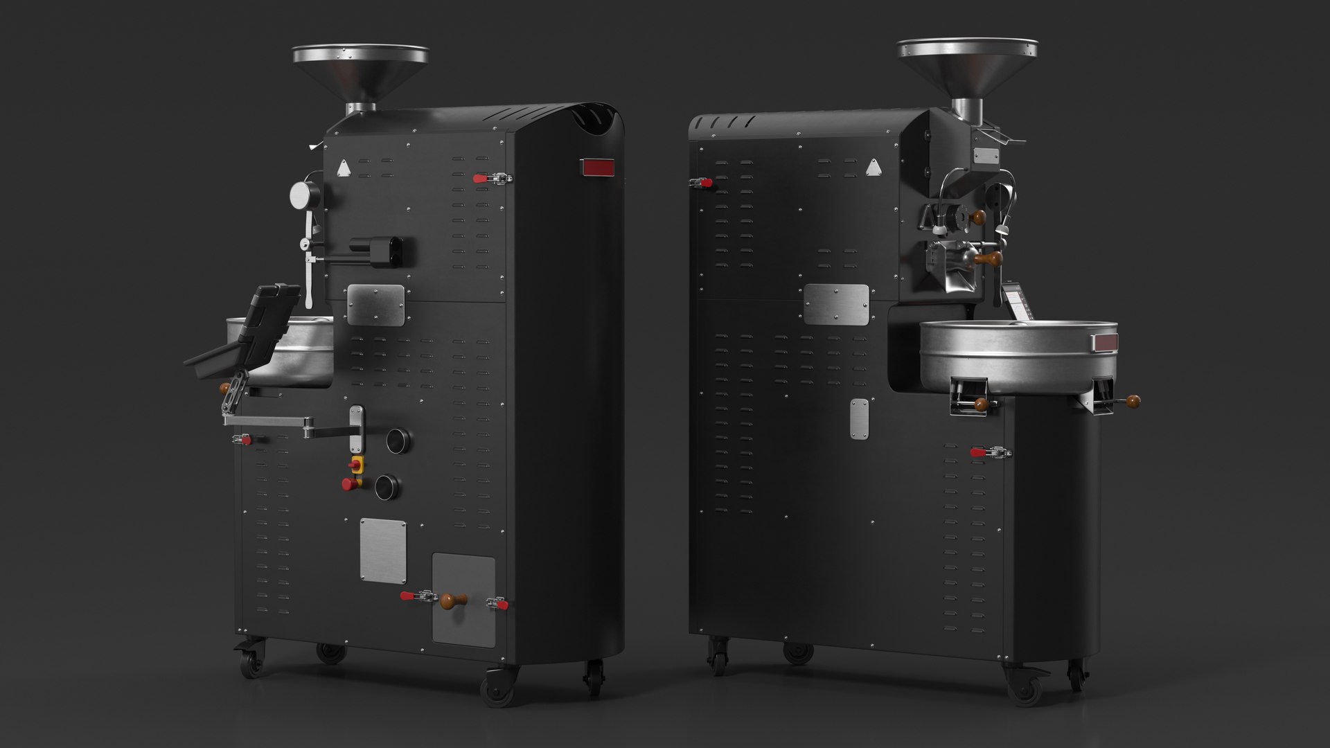 3D Coffee Roaster Machine Black Model - TurboSquid 2193361