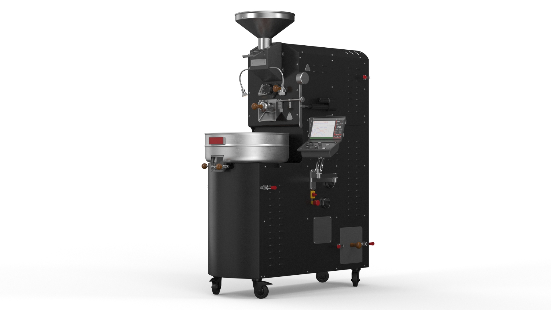 3D Coffee Roaster Machine Black Model - TurboSquid 2193361