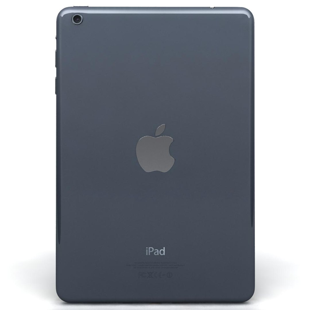 Apple Ipad Mini Blue 3d Model