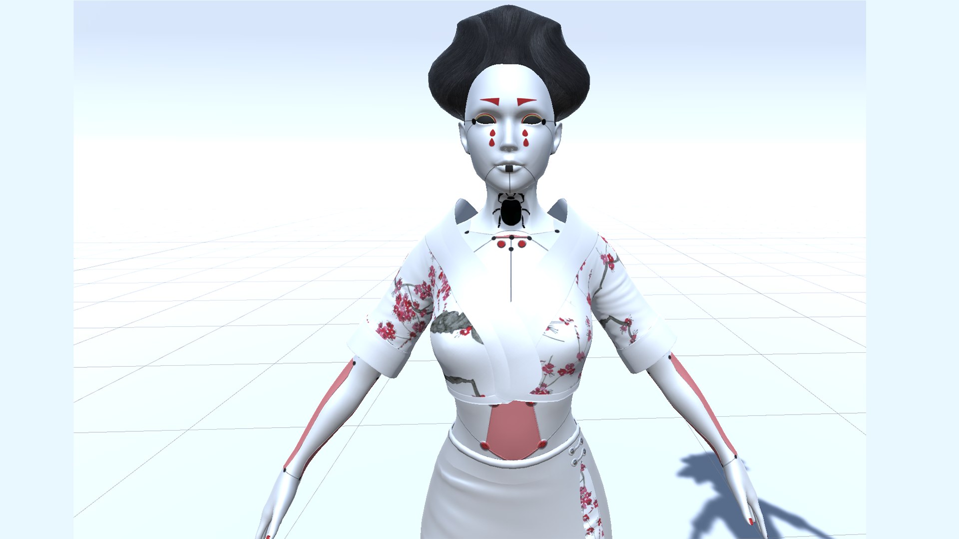 3D Geisha Robot Model - TurboSquid 2081895