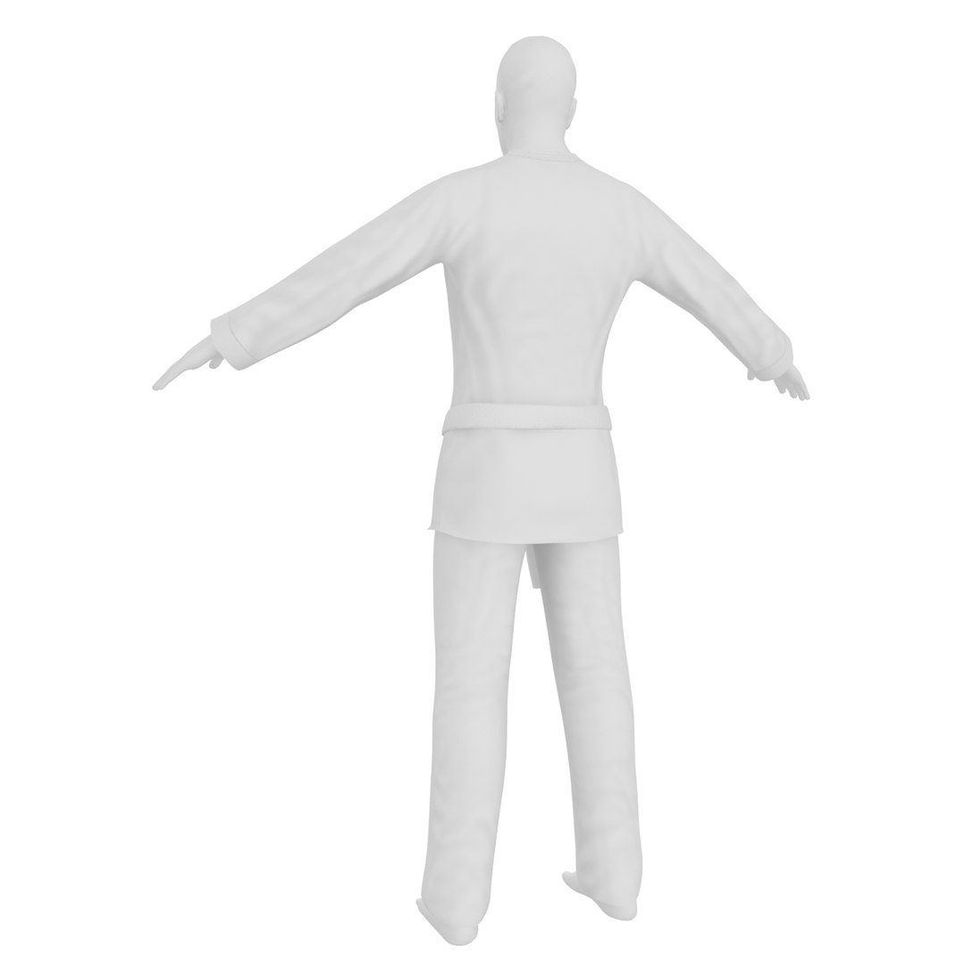 Taekwondo martial artist 3D model - TurboSquid 1292291