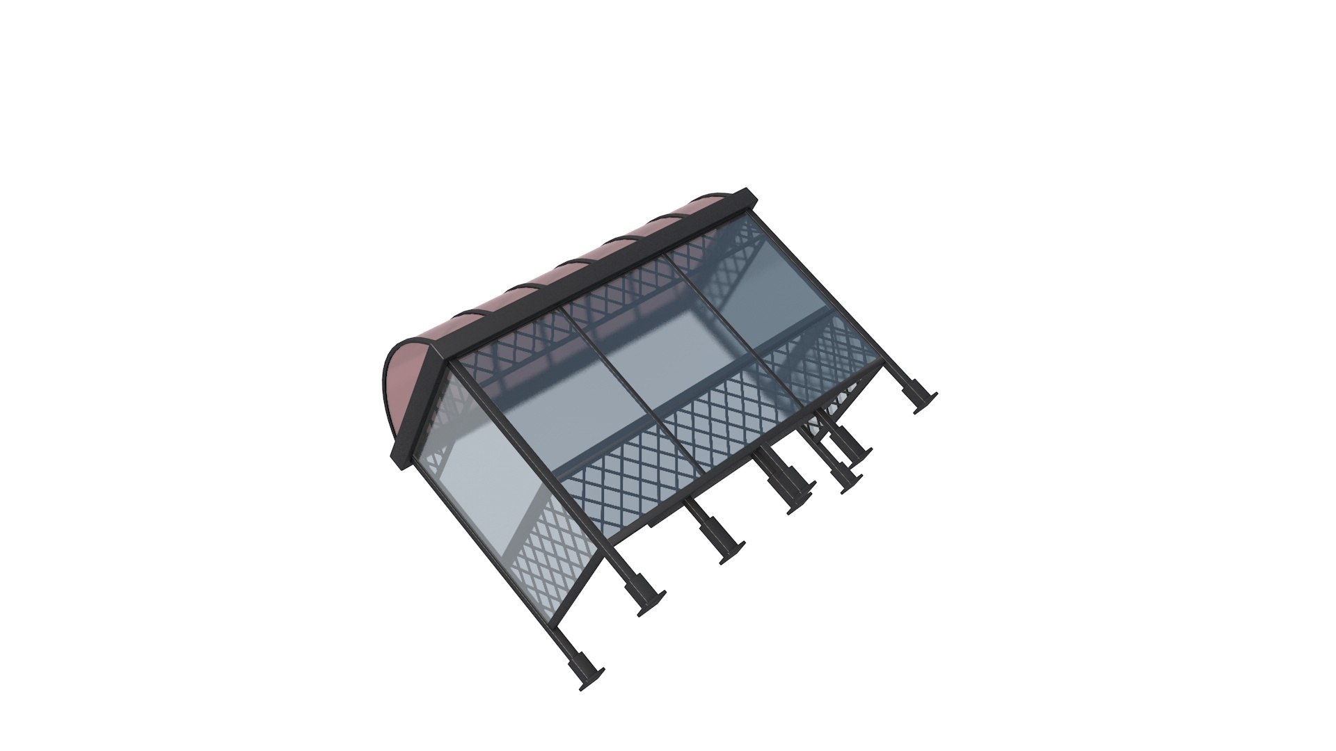 Columbus Bus Stop 3D - TurboSquid 1916538