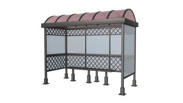 Columbus Bus Stop 3D - TurboSquid 1916538