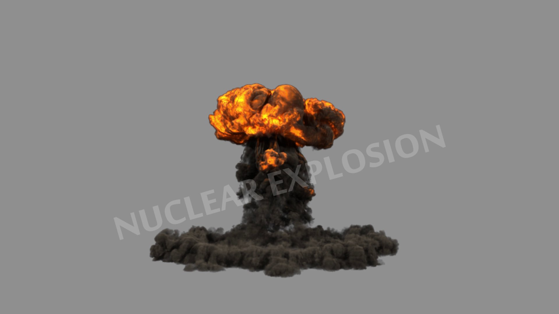 Nuclear Explosion 3D Model - TurboSquid 1461813