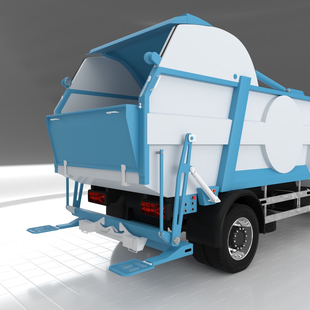 Garbage Truck 3D Model - TurboSquid 1731047