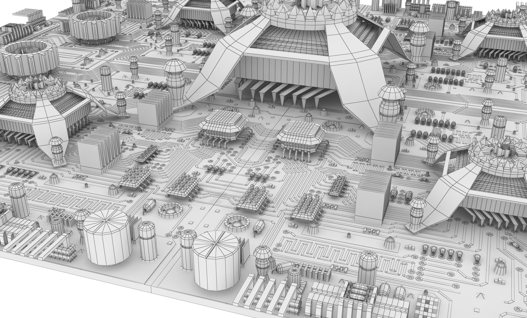 3D Big Circuit Board model - TurboSquid 1756143