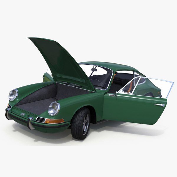 modelo 3d Automóvil deportivo cupé retro preparado para Cinema 4D ...