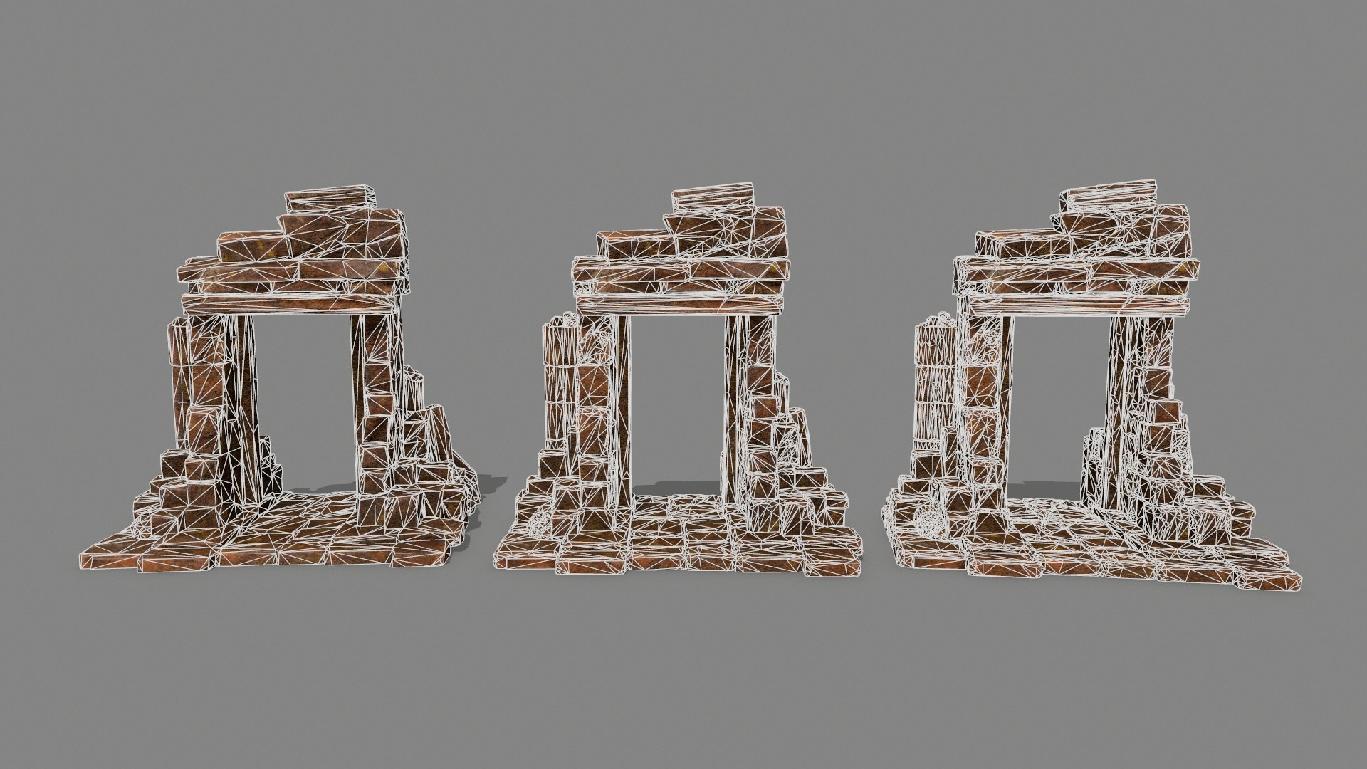 3D Rock Gate - TurboSquid 2145772