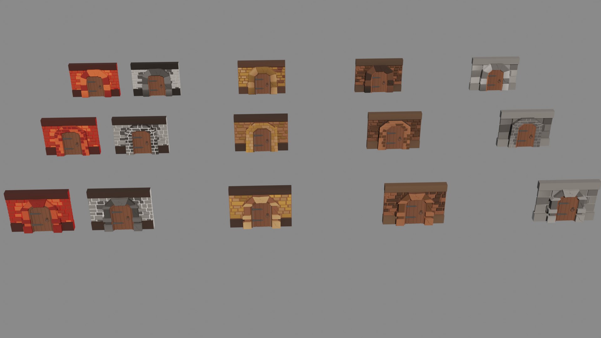 Dungeon Modular Assets 3D Model - TurboSquid 1973559
