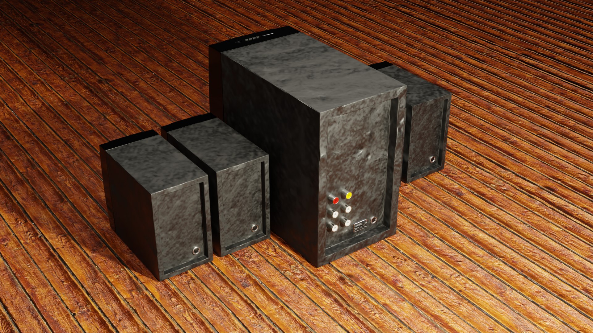 3D Audio Haven - Realistic 3D Model with Customization - Low Poly model ...