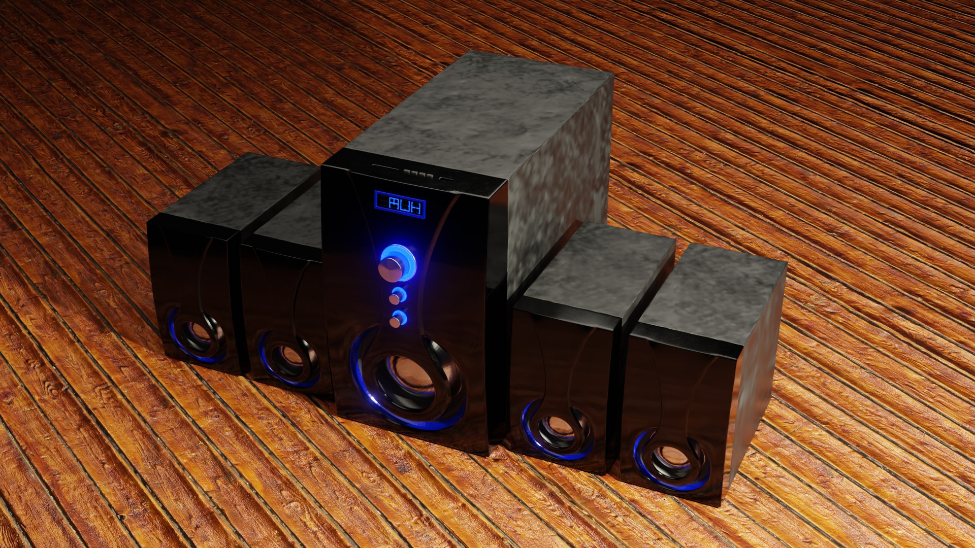 3D Audio Haven - Realistic 3D Model with Customization - Low Poly model ...