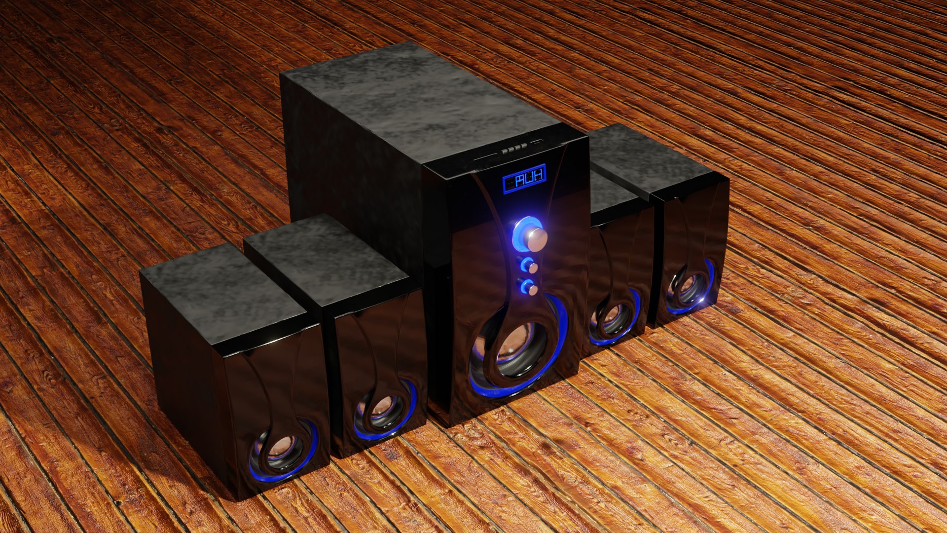 3D Audio Haven - Realistic 3D Model with Customization - Low Poly model ...