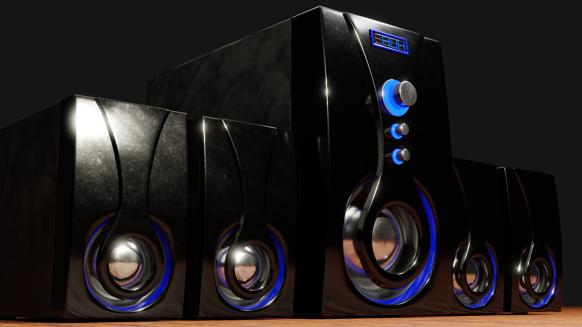 3D Audio Haven - Realistic 3D Model with Customization - Low Poly model ...