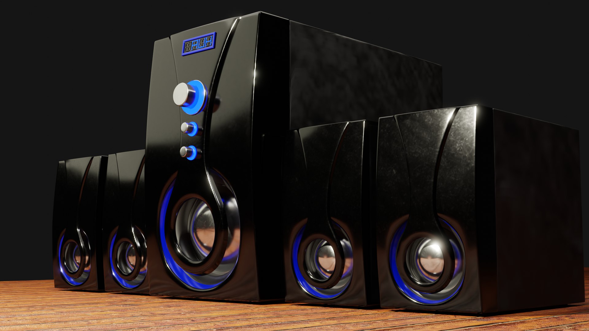 3D Audio Haven - Realistic 3D Model with Customization - Low Poly model ...