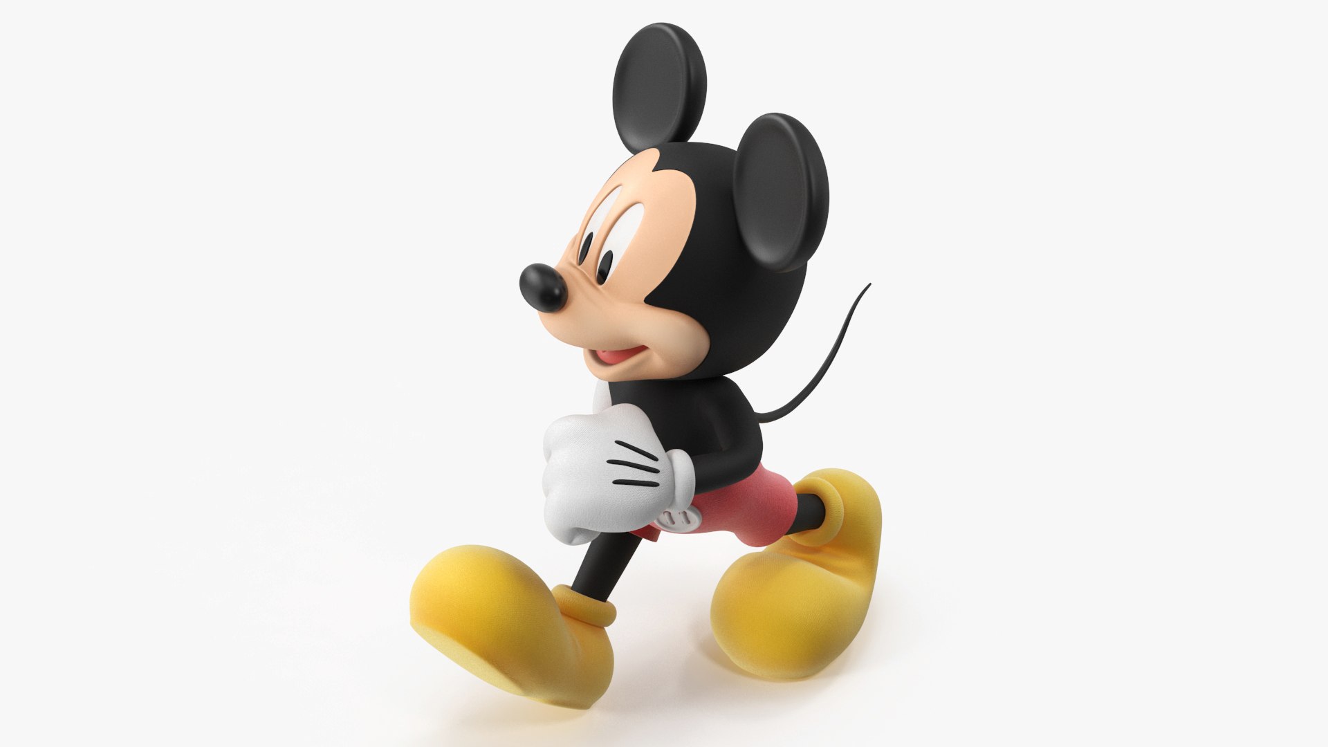 3D Disney Character Mickey Mouse Walking - TurboSquid 2042623