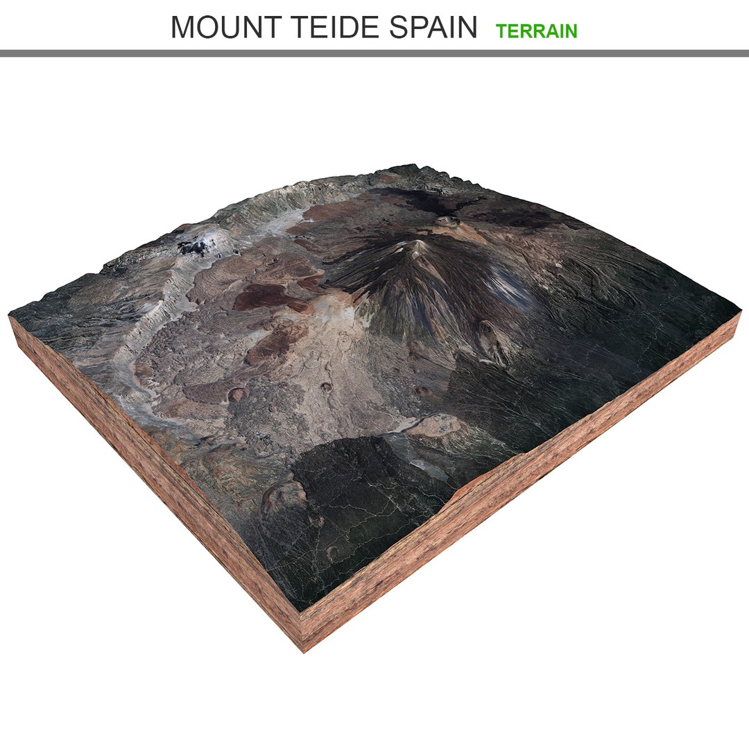 Mount Teide Spain 3D model - TurboSquid 2061862